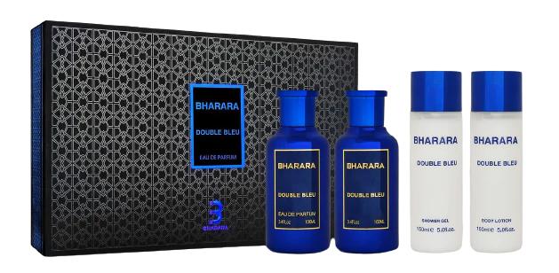 Bharara Double Bleu Gift Set – Brand Name Perfumes Inc.